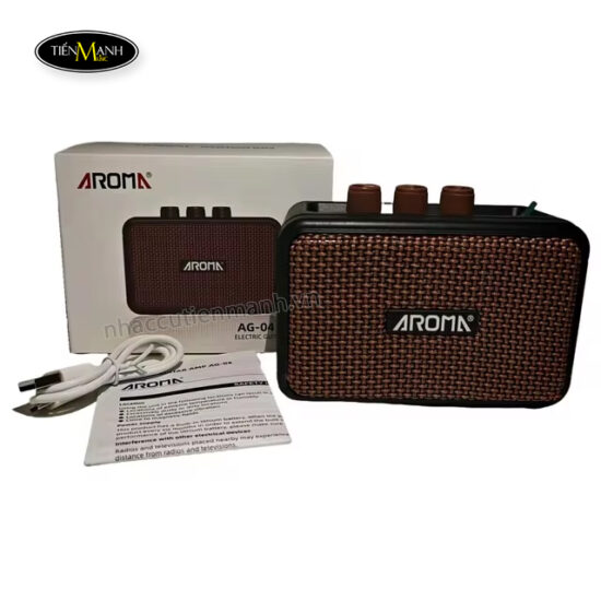 Ampli Guitar Điện Electric Aroma AG-04 ( 5W ) , Electric Ampli - Nhạc Cụ Tiến Mạnh