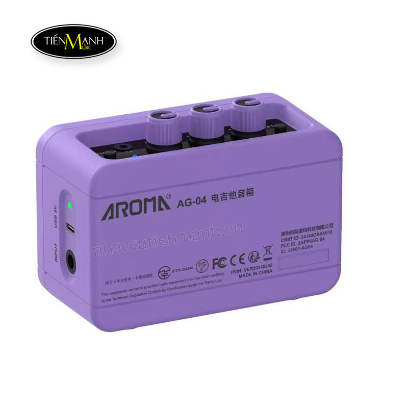 Ampli Guitar Điện Electric Aroma AG-04 ( 5W ) , Electric Ampli - Nhạc Cụ Tiến Mạnh