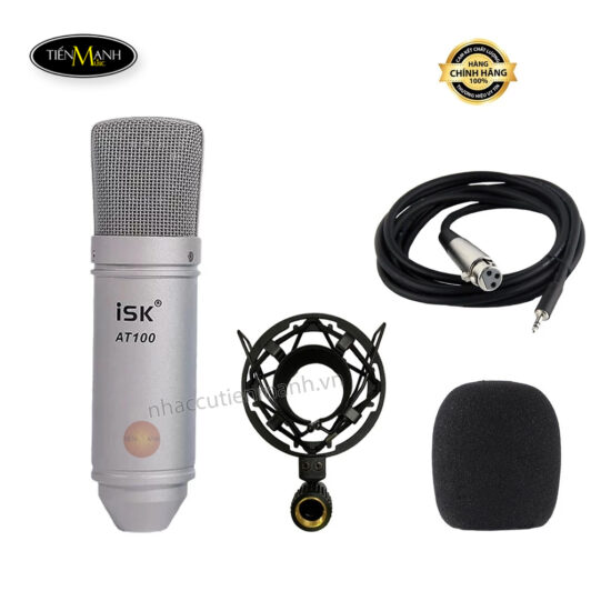 Micro ISK AT-100 Mic Thu Âm Condenser Livestream Phòng Thu Studio Microphone Live Stream - Nhạc ...
