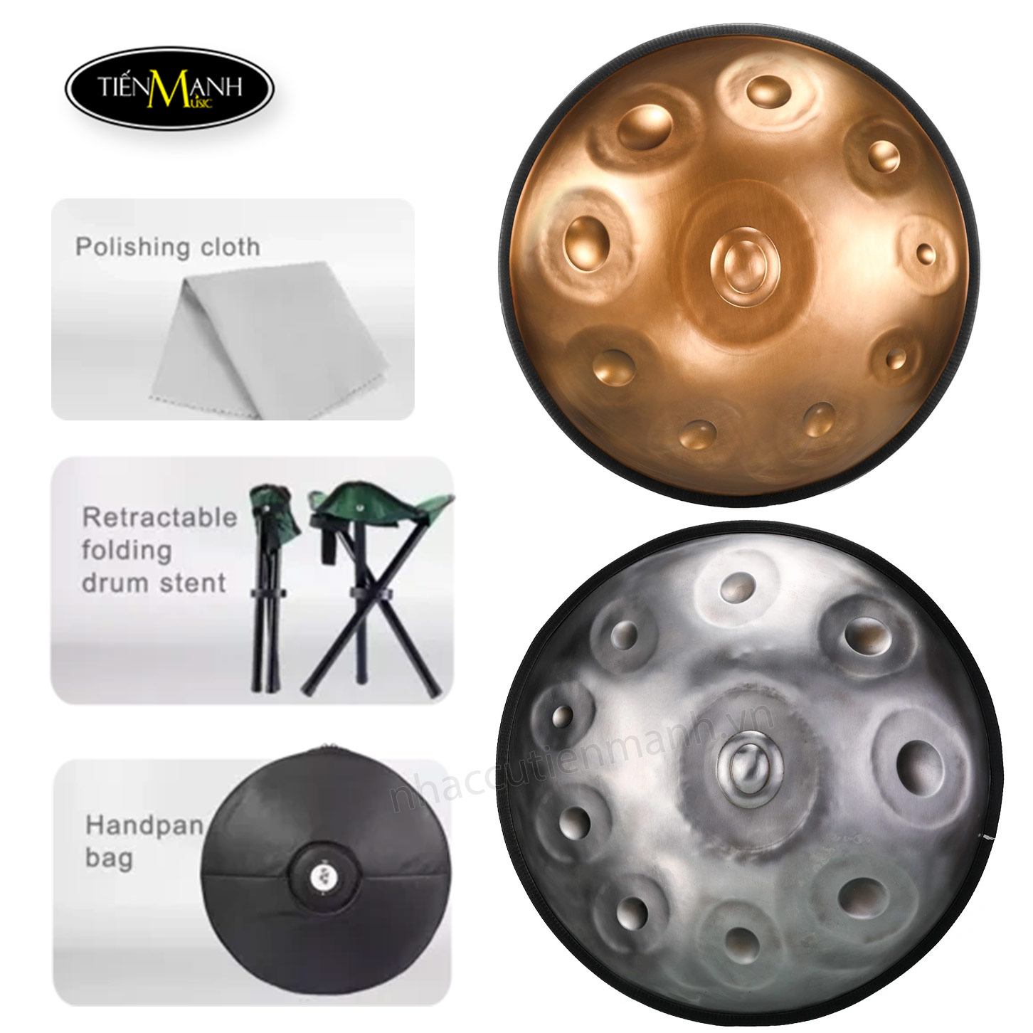 Trống Handpan - Nhạc Cụ Tiến Mạnh