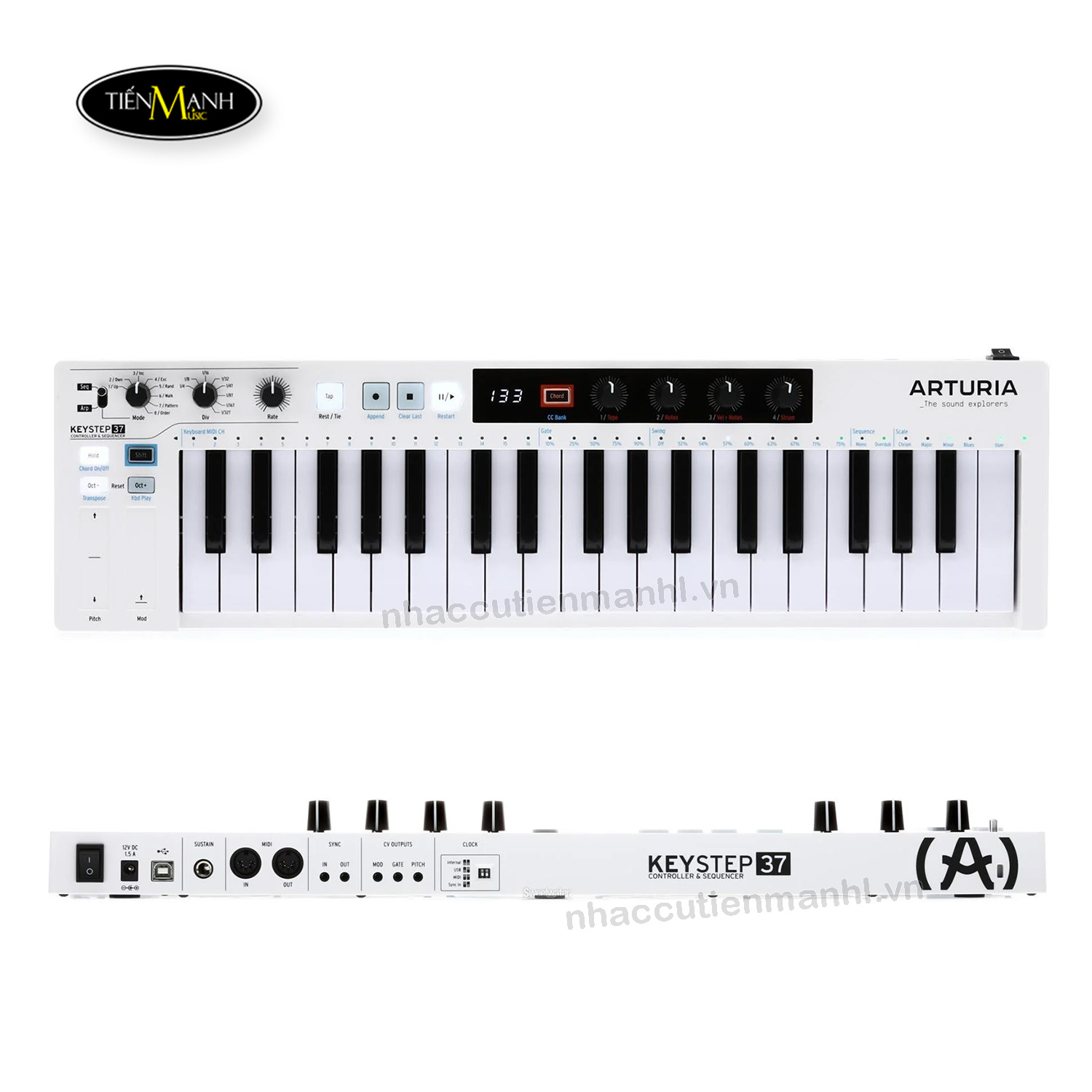 Arturia KeyStep 37 - 37 Phím Controller & Sequencer - Nhạc Cụ Tiến Mạnh