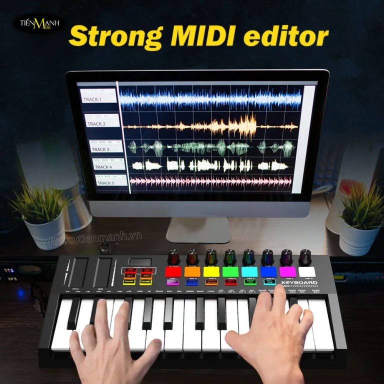 Konix MD02T 25 Keys Midi Keyboard Controller - Bluetooth - Nhạc Cụ Tiến ...