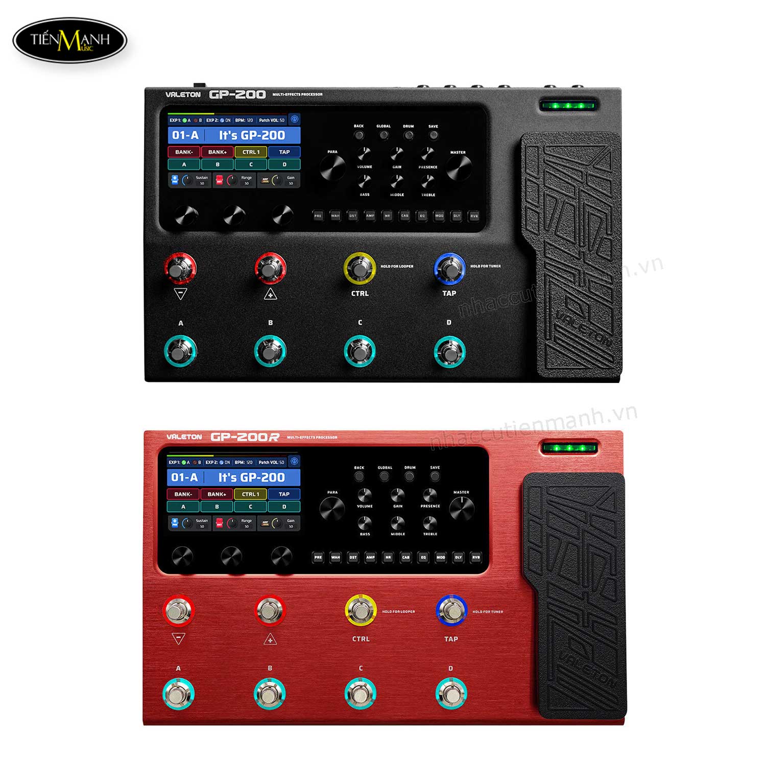 Phơ Guitar Valeton GP-200 | GP-200R , Multi Effects Pedal - Nhạc Cụ ...