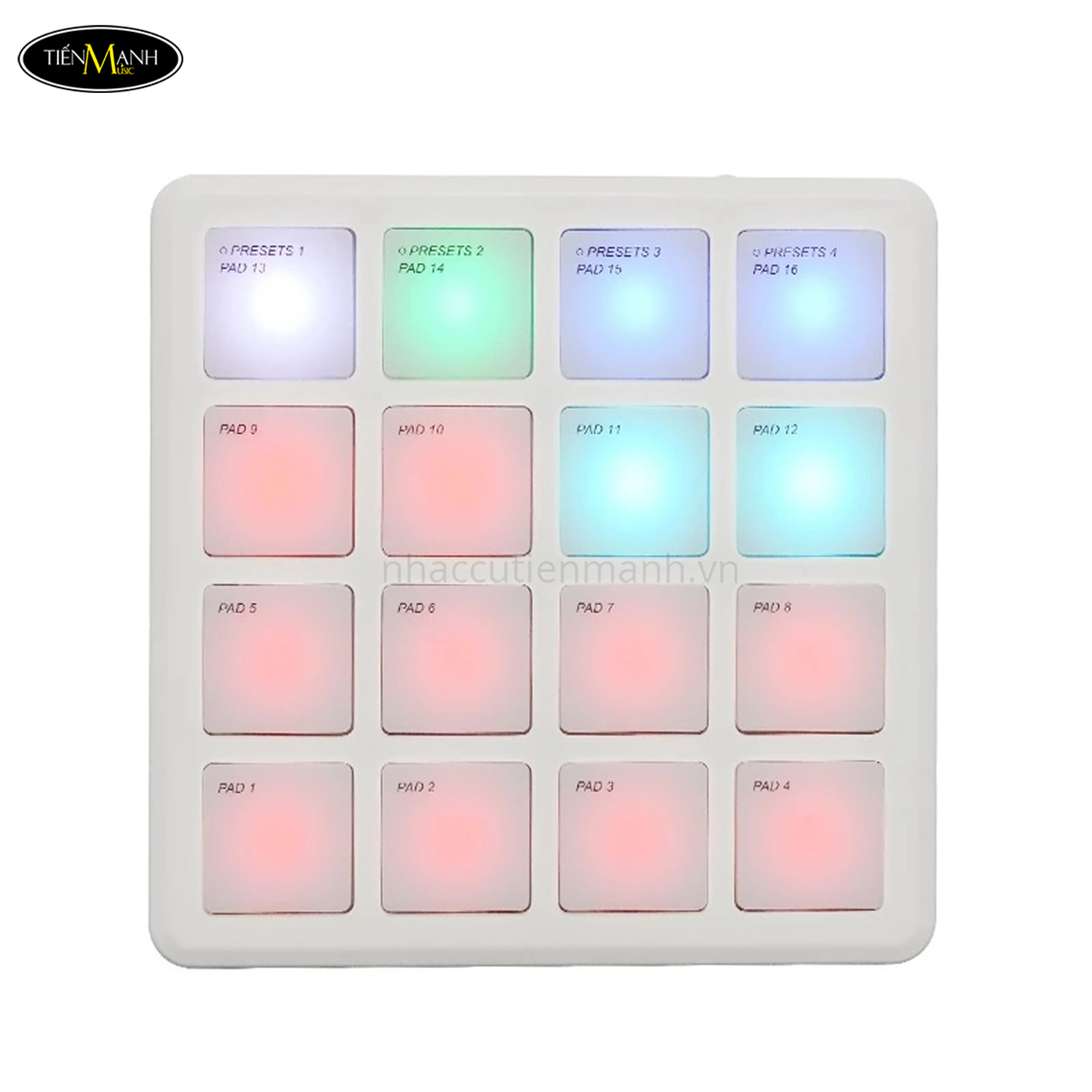 Midi Controller M-Vave SMC-Pad Pocket SK16 - Nhạc Cụ Tiến Mạnh