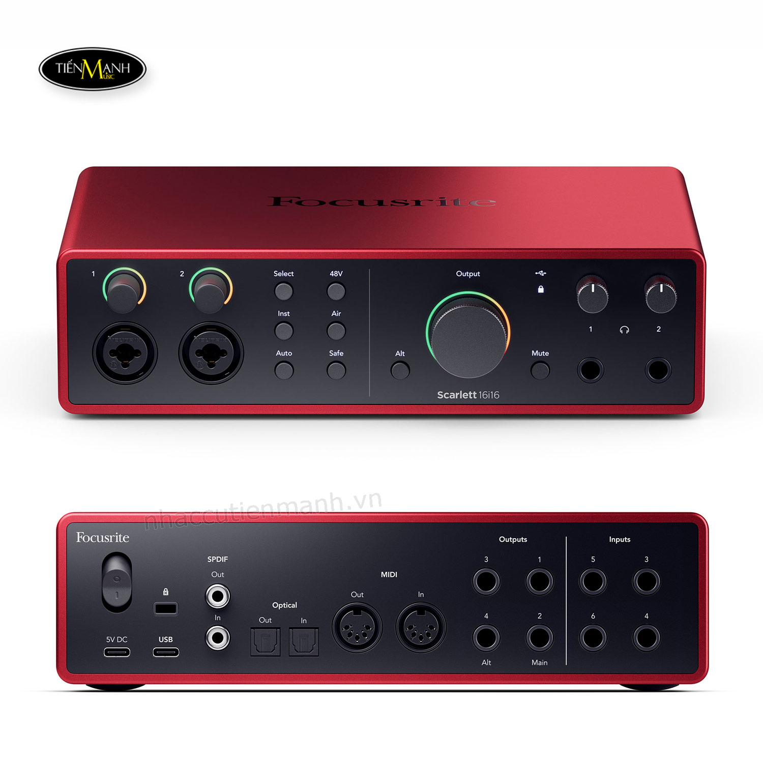 Soundcard Focusrite Scarlett 16i16 ( 4th Gen ) - Audio Interface - Nhạc ...