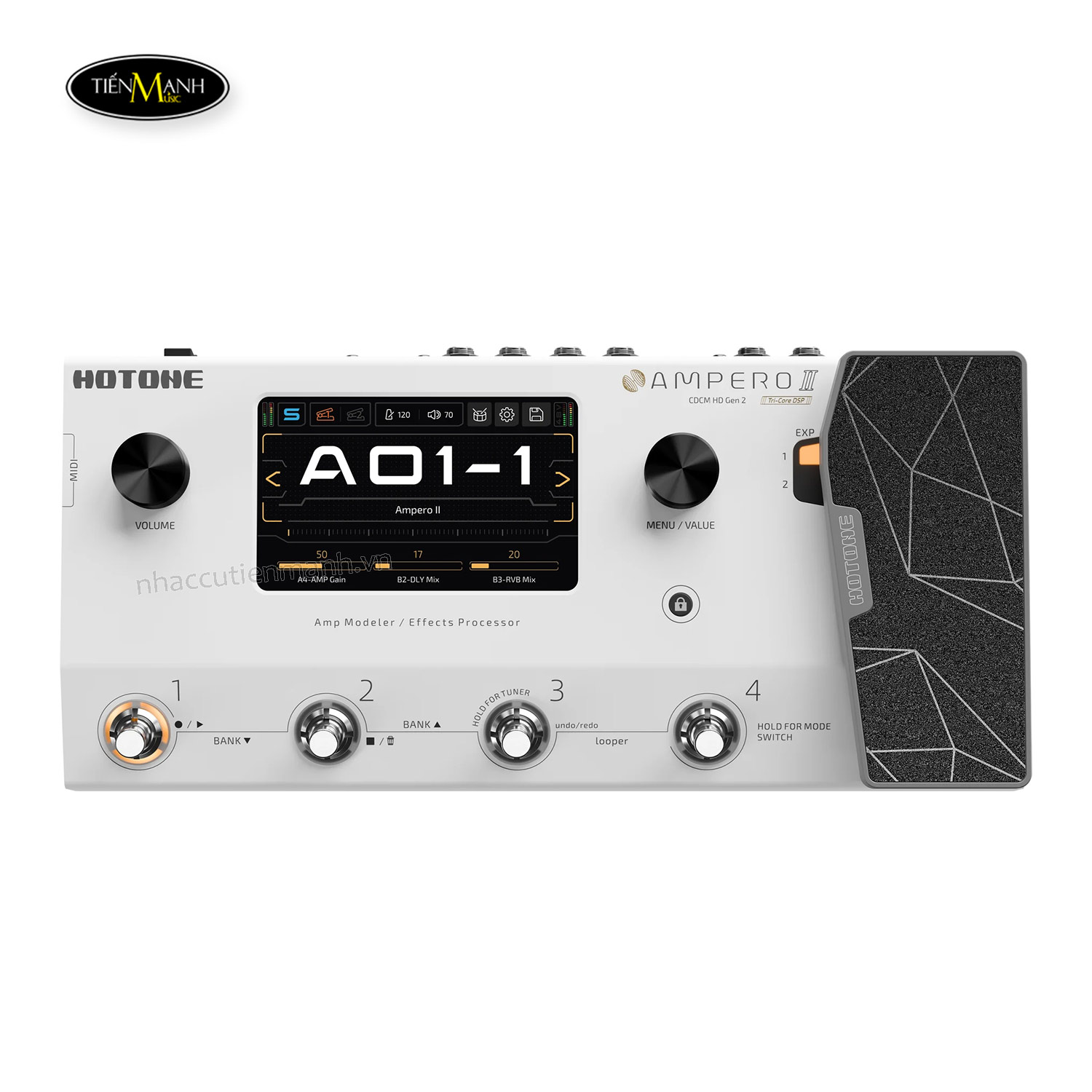 Phơ Hotone Ampero II Gen 2 MP350 - Multi effect Pedal - Nhạc Cụ Tiến Mạnh