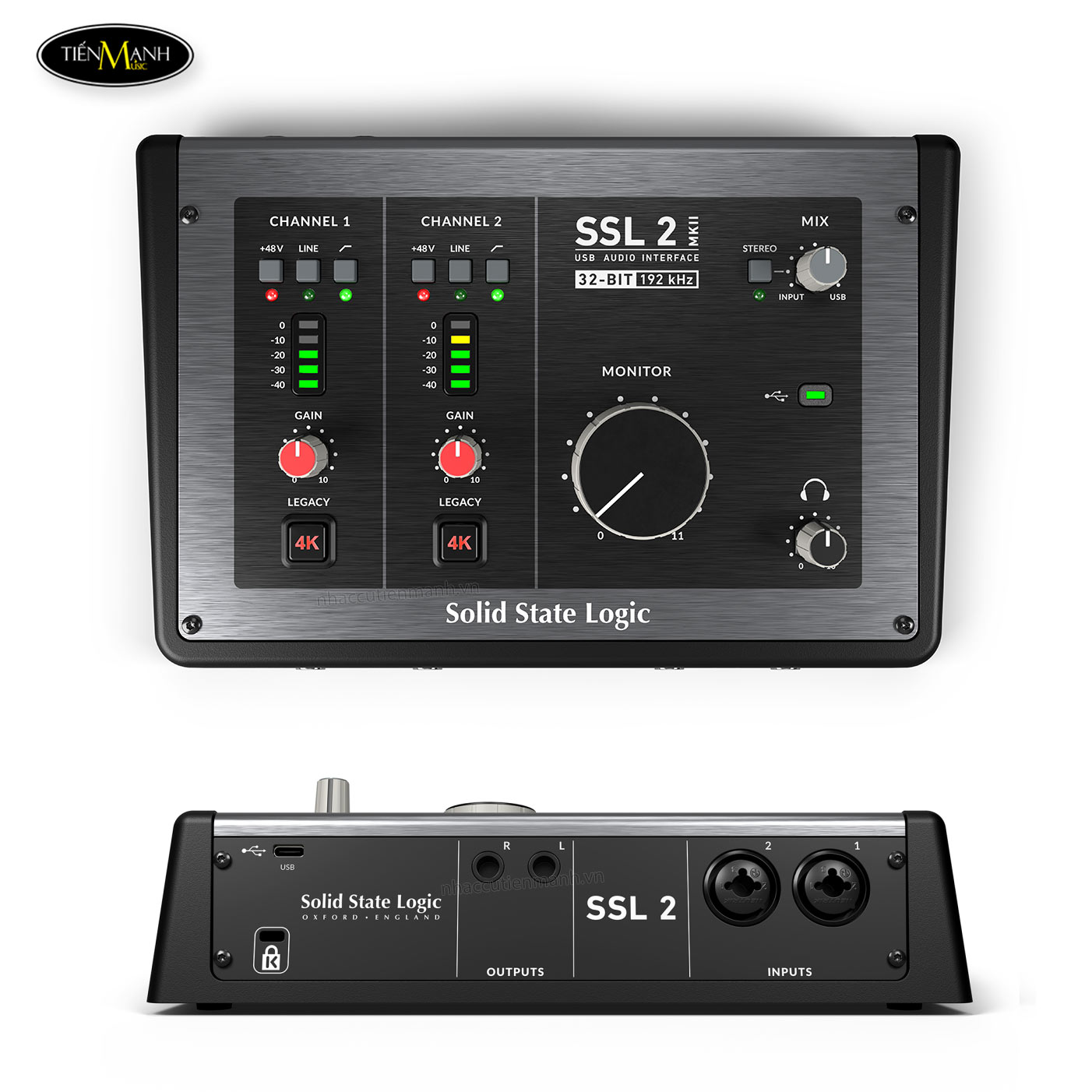 Soundcard Solid State Logic SSL2 ( MKII ) USB-C Audio Interface - Nhạc ...