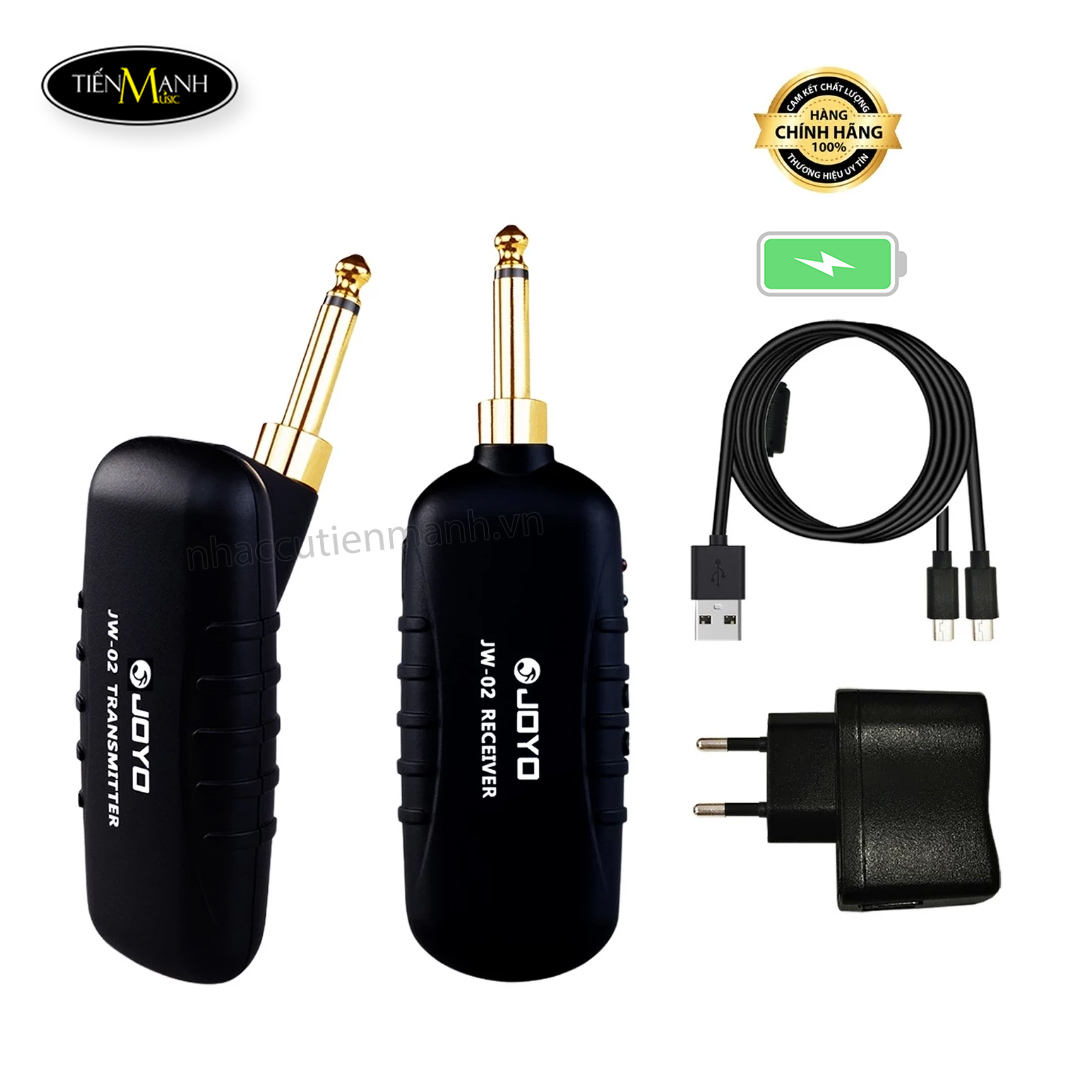 Bộ Thu Phát Tín Hiệu Không Dây Joyo JW-02 - 5.8GHz - Nhạc Cụ Tiến Mạnh