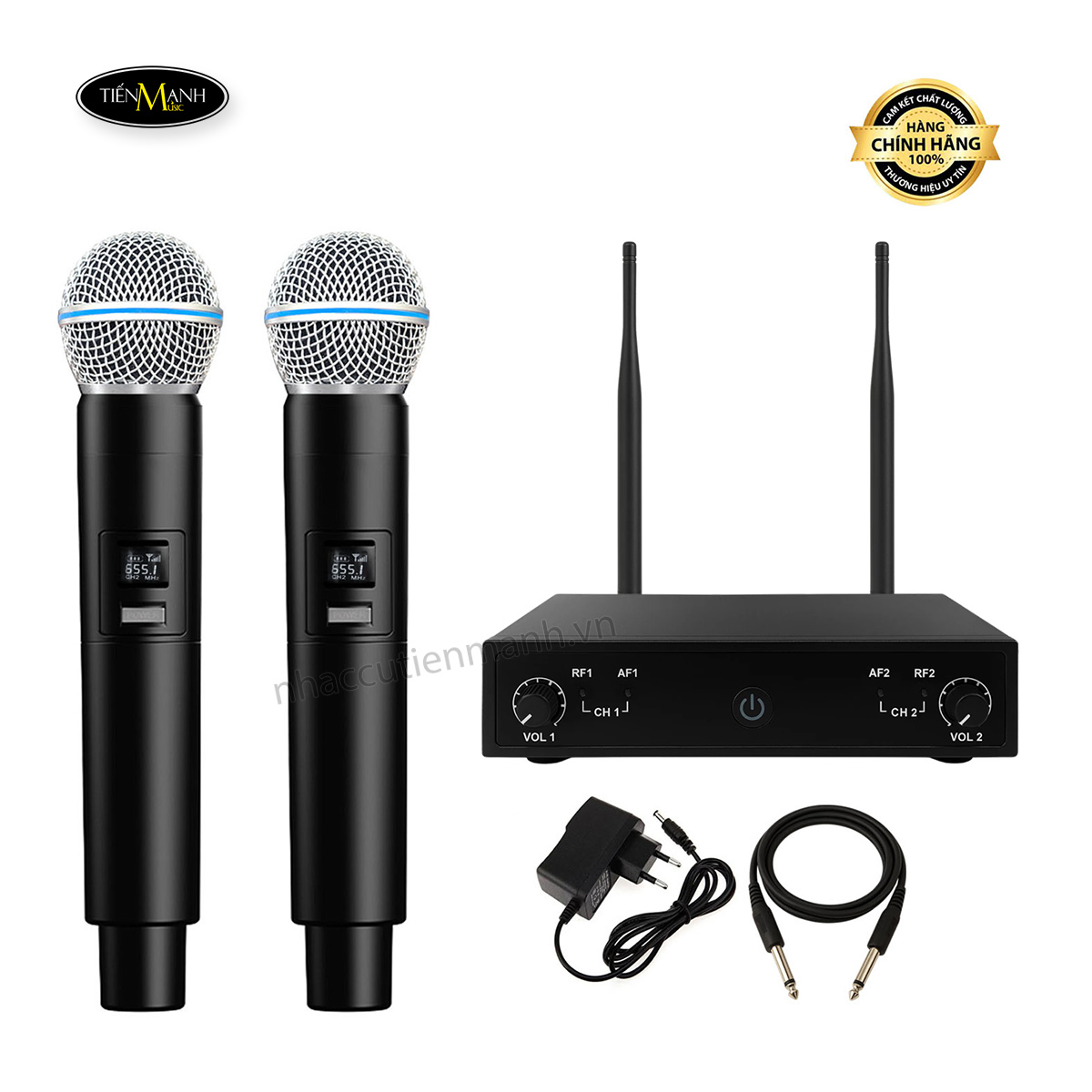 Micro Không Dây Dr.Mic WMBK - Bộ 2 Mic, Micro Wireless Karaoke Vocal ...