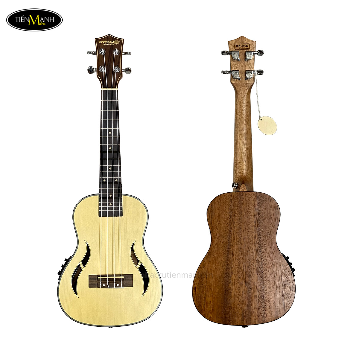 Đàn Ukulele Concert Dream Maker UK-24E Có EQ - Nhạc Cụ Tiến Mạnh