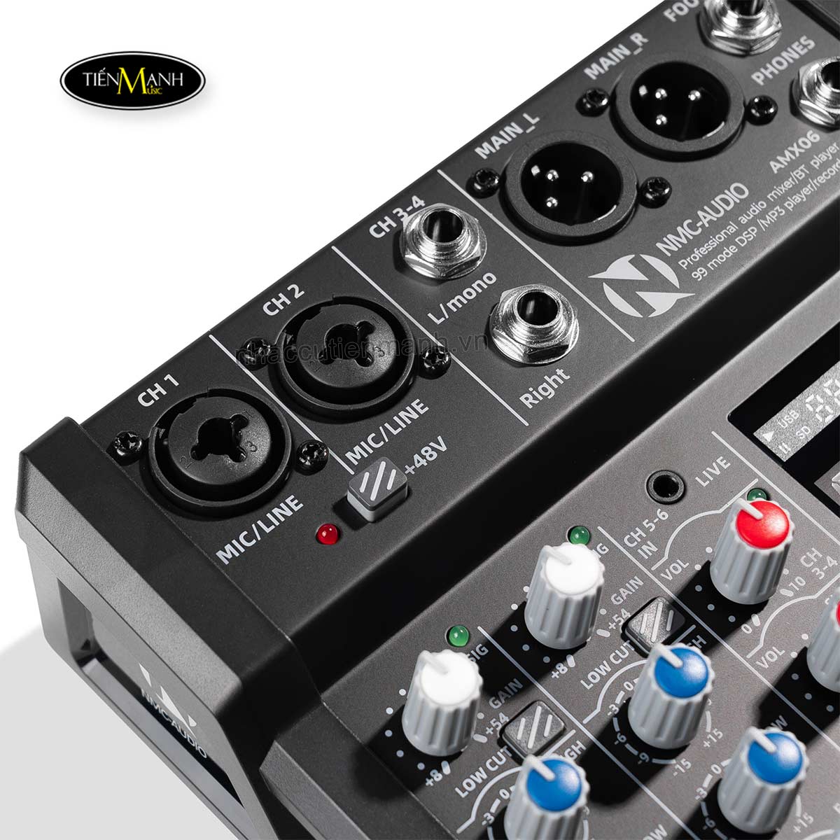 Mixer NMC-AUDIO AMX06 - Nhạc Cụ Tiến Mạnh