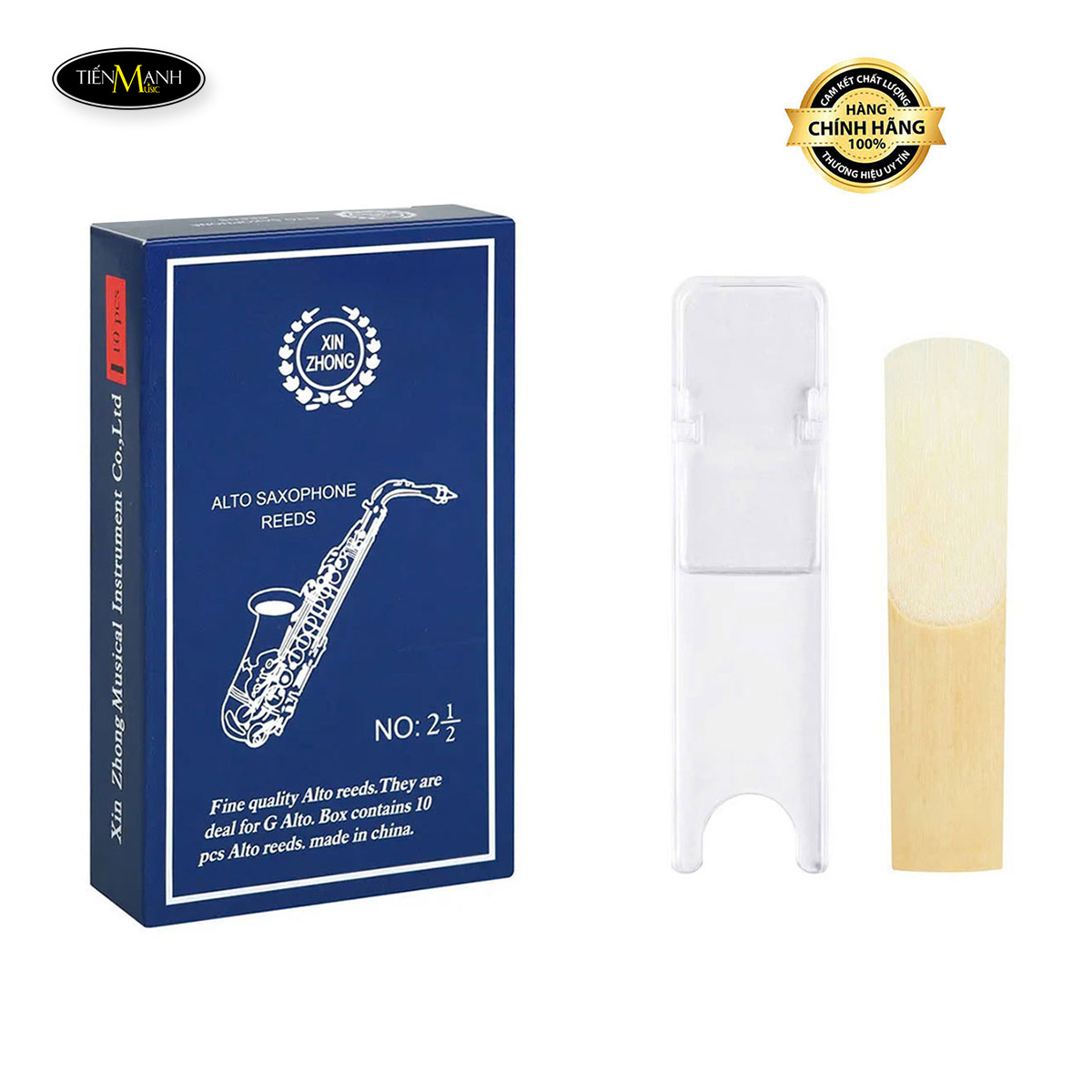 Dăm Kèn Saxophone Xin Zhong Reeds Alto 2.5 - Nhạc Cụ Tiến Mạnh