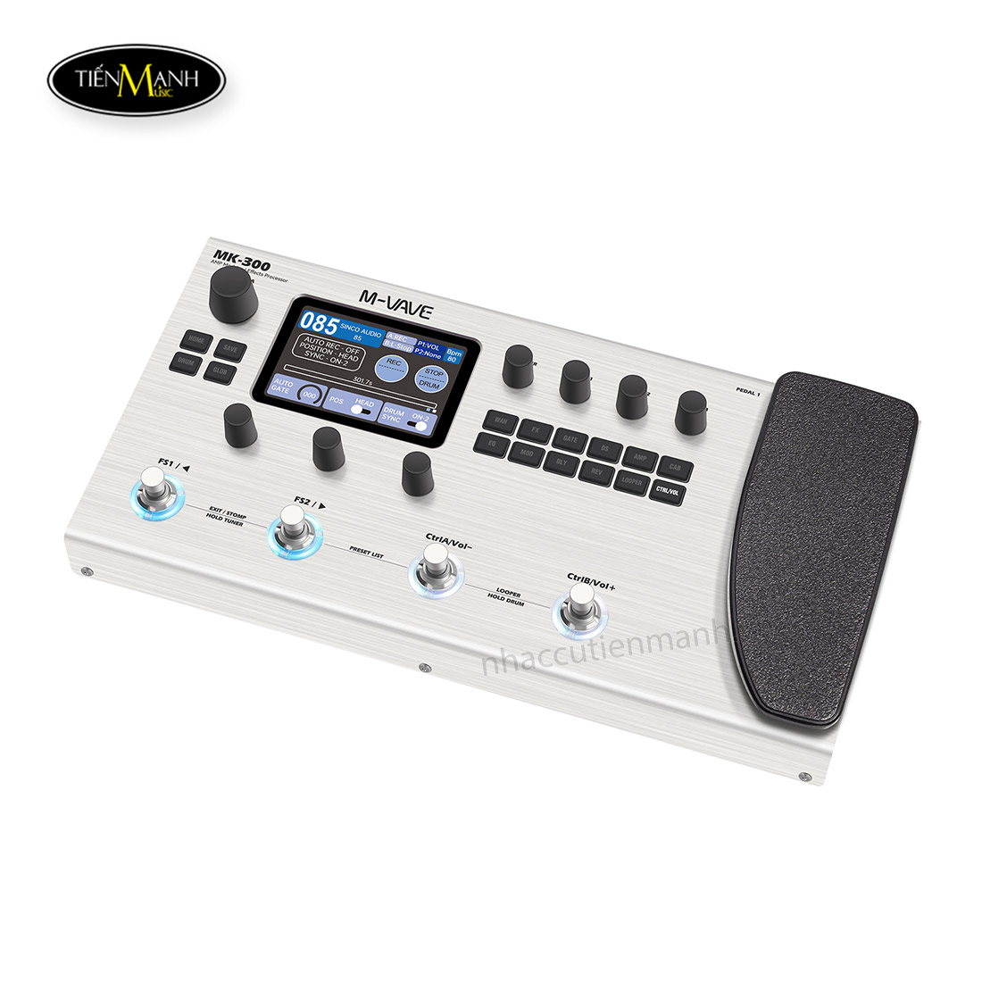 Pedal M-Vave MK300 - Multi Effect Processor Guitar - Nhạc Cụ Tiến Mạnh